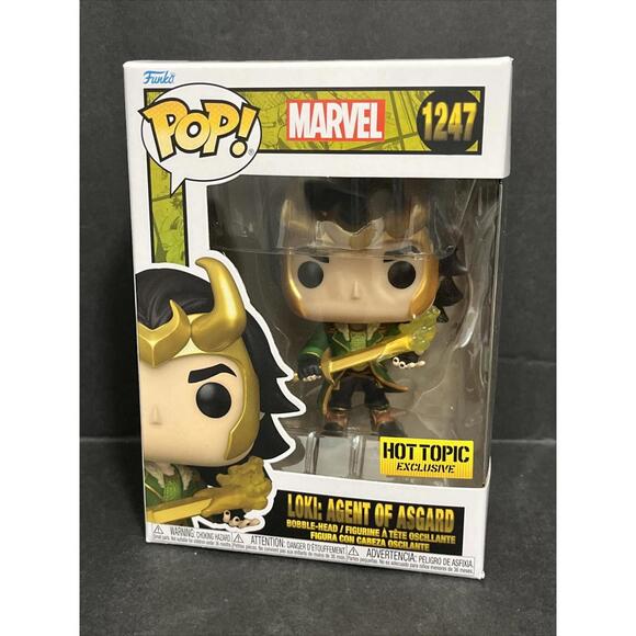 Funko | Design | Funko Pop Marvel Loki Agent Of Asgard Hot Topic ...
